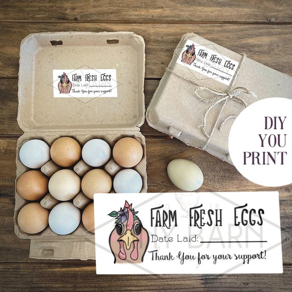 Egg Carton Wrapper Egg Carton Farm Fresh Eggs Egg - Etsy