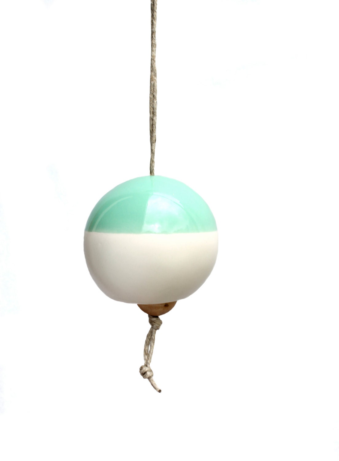 Small Color Block Porcelain Bell | Etsy