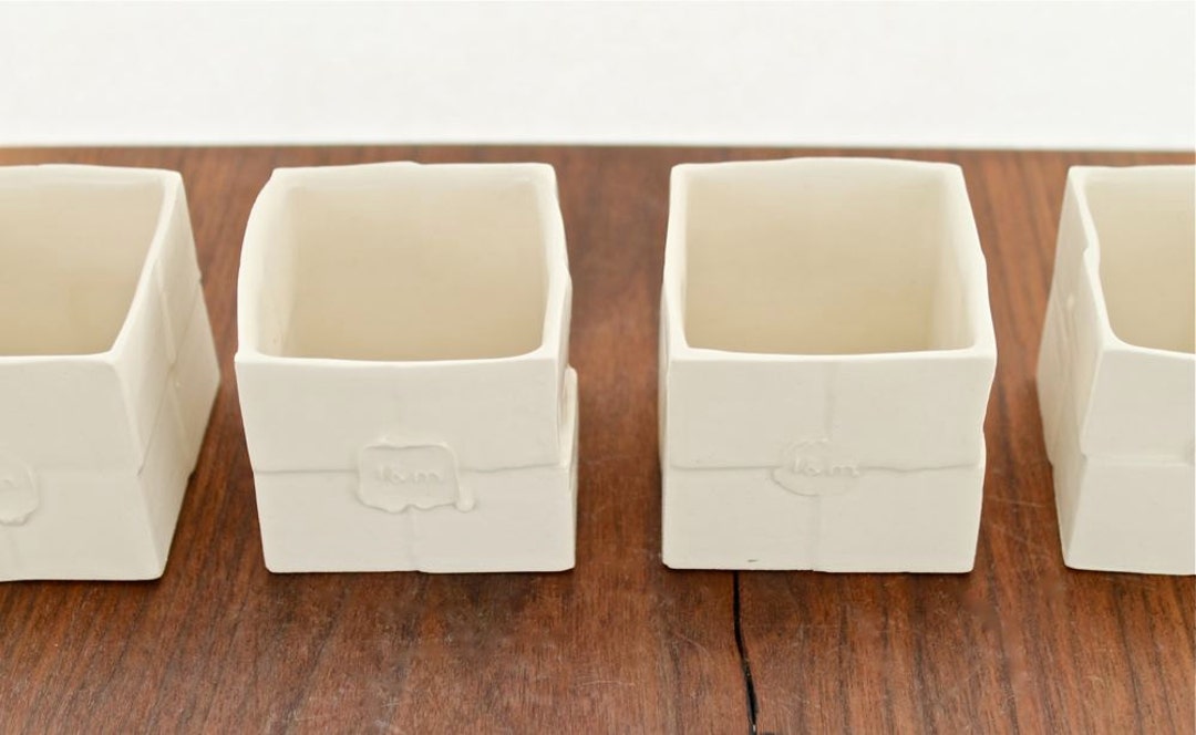 Porcelain Box Tea Light Holders Set of 2 - Etsy
