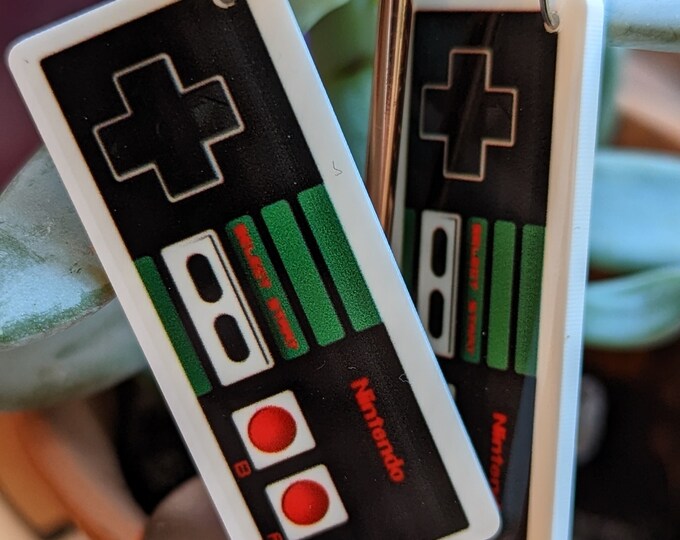 Fun Lightweight Dangle Game Controller Earrings - Etsy