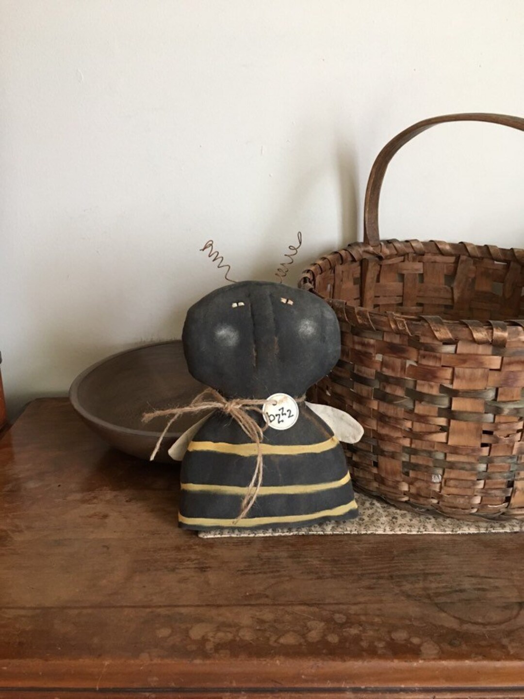 Primitive Bee Rustic Summer Decor Shelf Sitter Hanger - Etsy