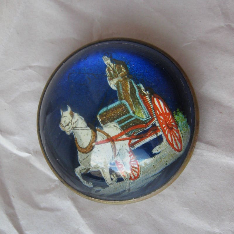Horse and Carriage Pin - Etsy