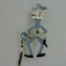 Police Man Cop Blue Dangle Club Brooch Pin Vintage Silver - Etsy