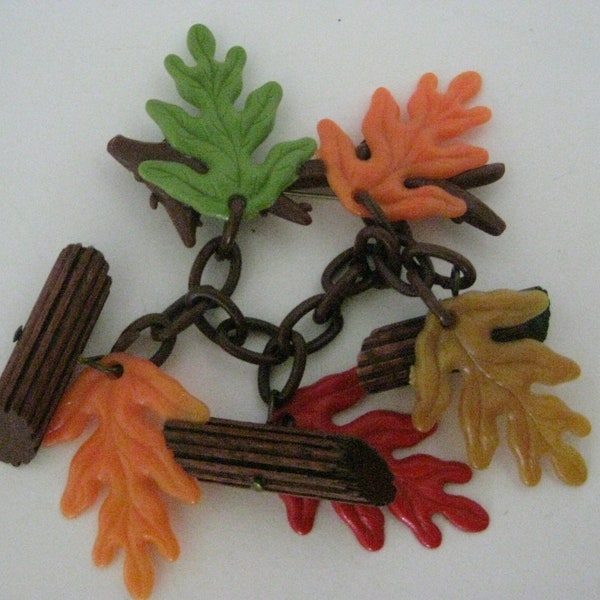 Autumn Leaf Brooch - Etsy