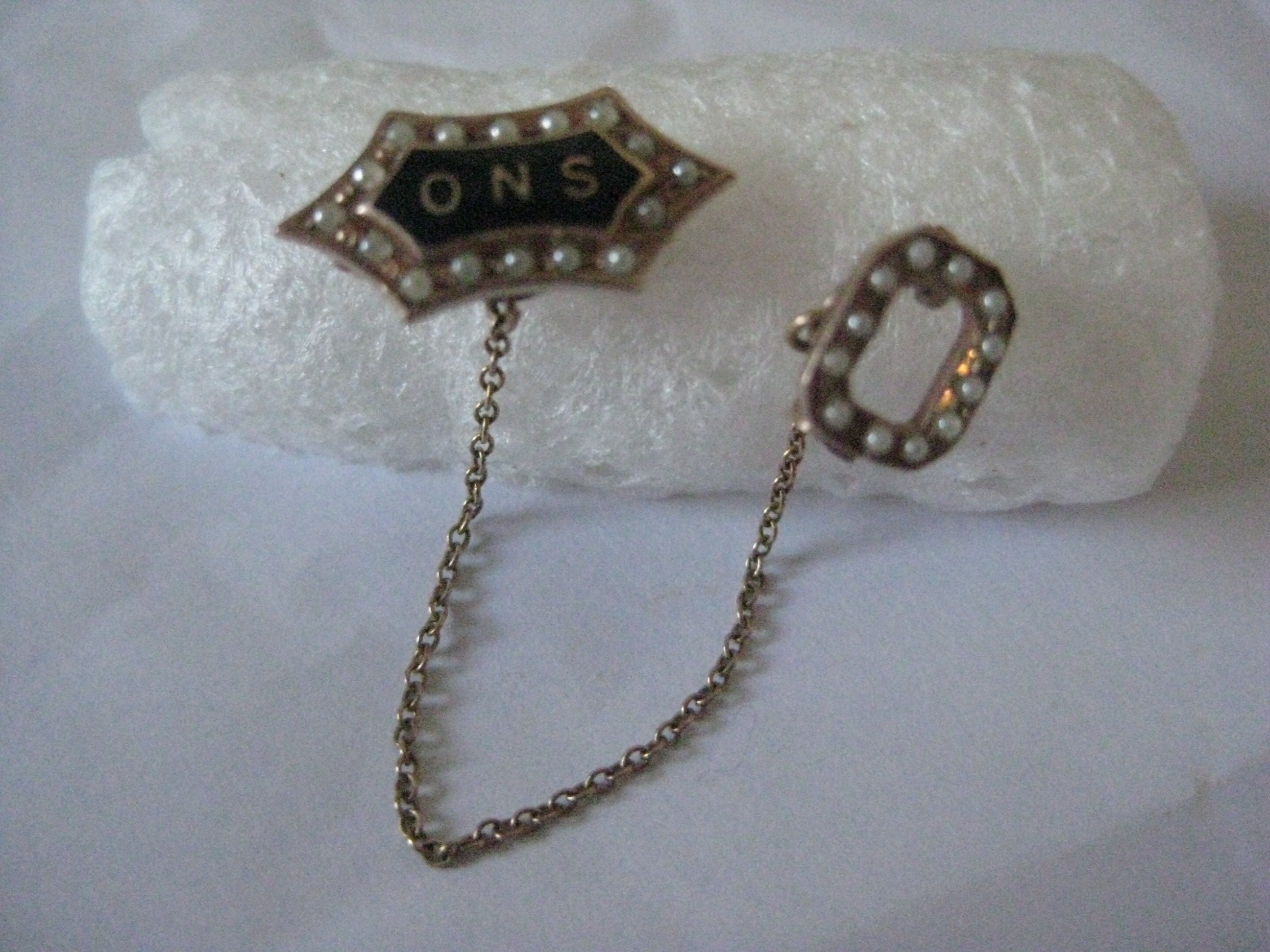 Oncology Nursing Society ONS 10K Solid Yellow Gold Pearl Pin | Etsy