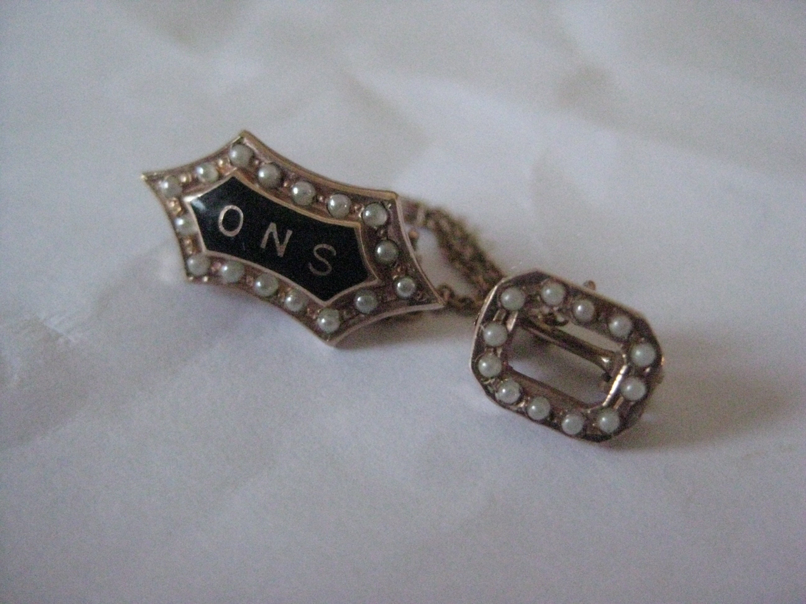 Oncology Nursing Society ONS 10K Solid Yellow Gold Pearl Pin | Etsy