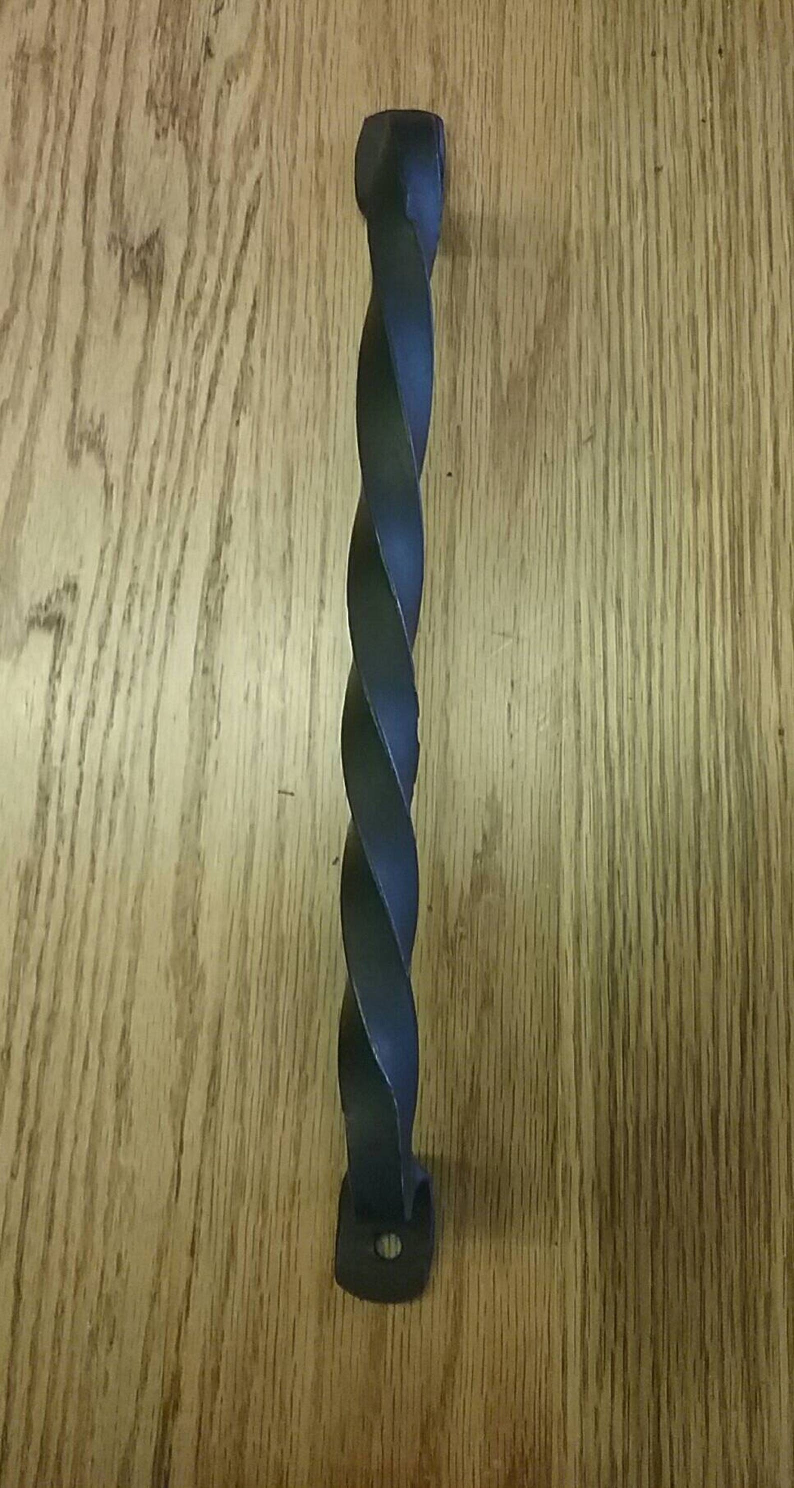 Single Twisted Hand Forged Handle or Door Pull - Etsy