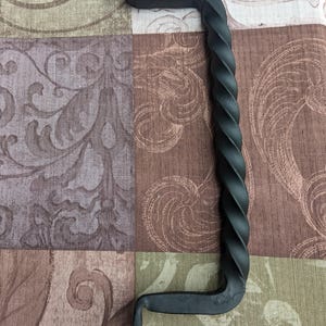 Single Twisted Hand Forged Handle or Door Pull - Etsy