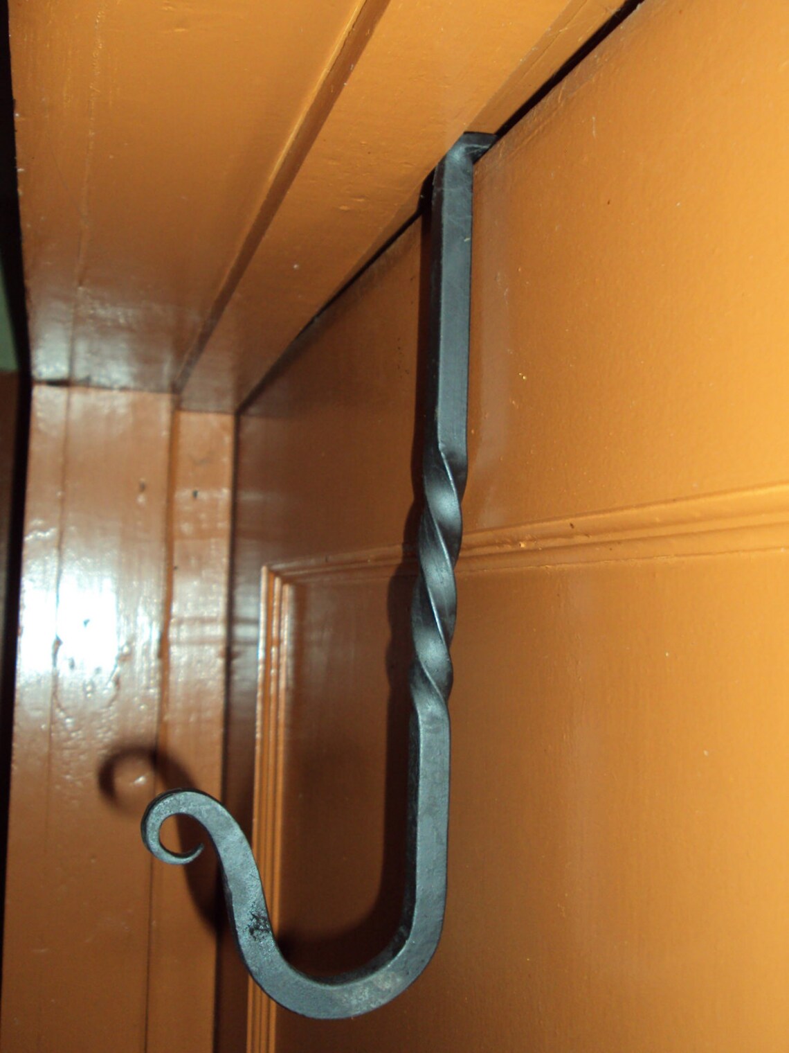 Hand Forged Over-the-door Hook- Extra Storage or Display - Etsy