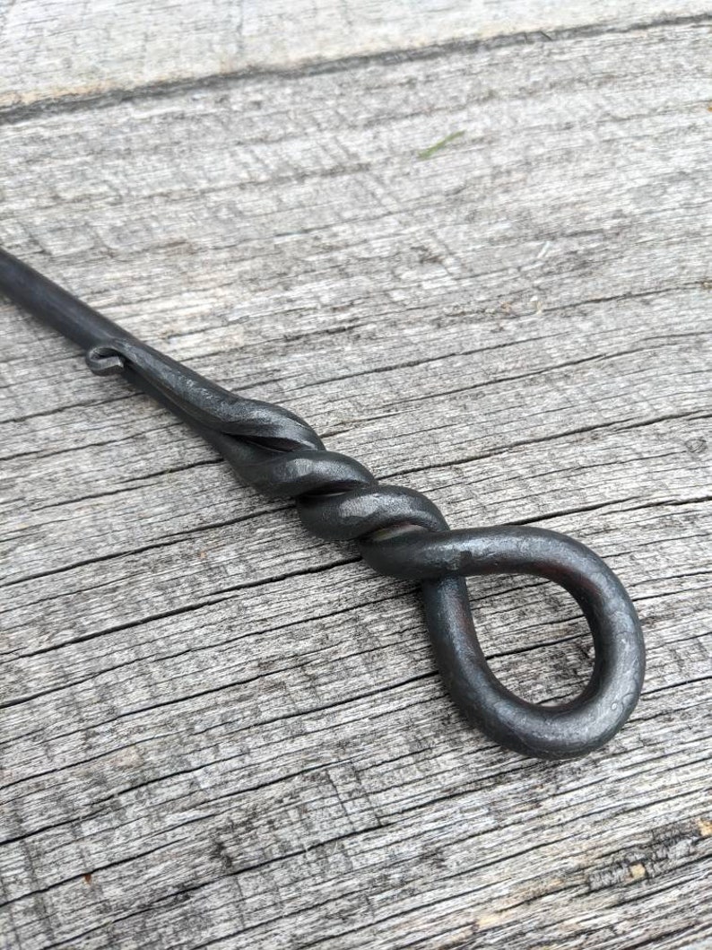 Hand Forged Steak Turner Grill Tool or Small Fire Poker. - Etsy