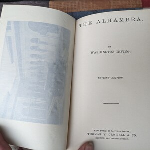 The Alhambra and Tales of a Traveller, by Washington Irving. Unique ...