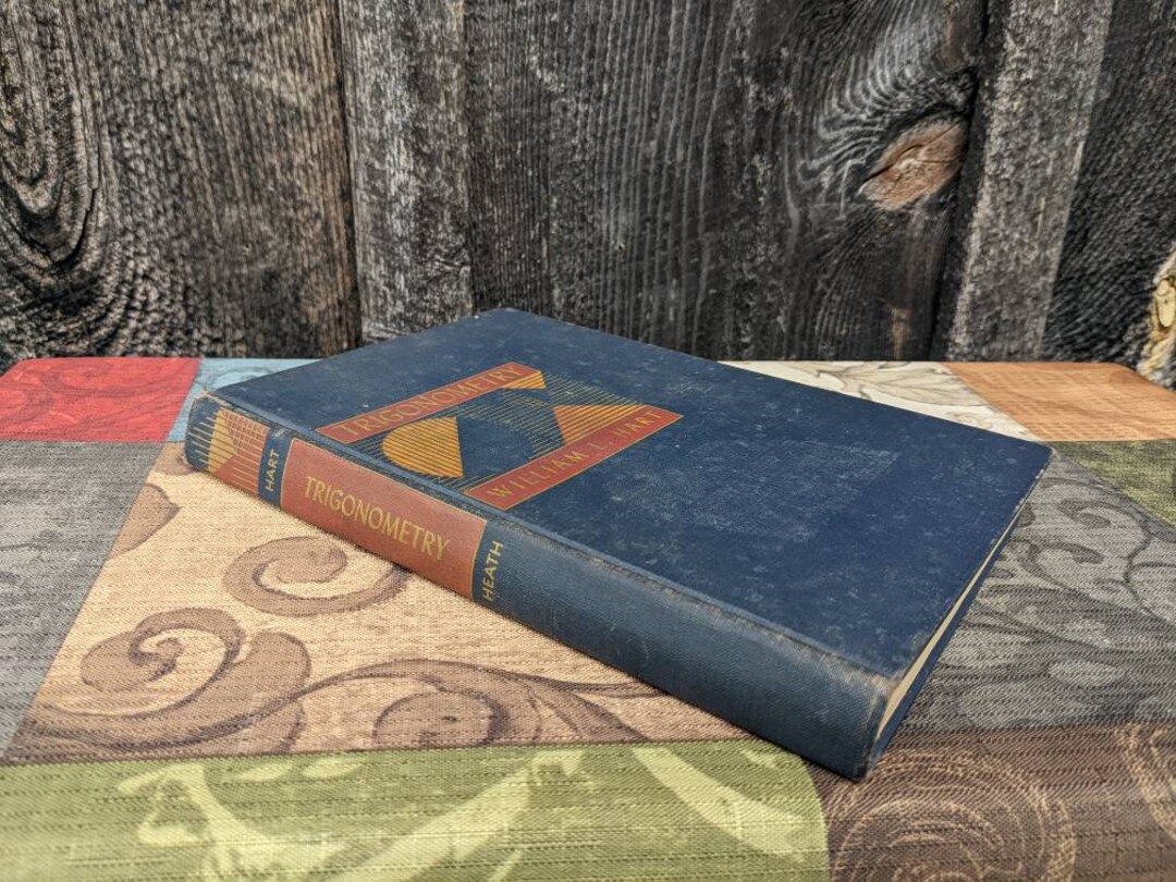Trigonometry Textbook, 1954, by William L. Hart - Etsy