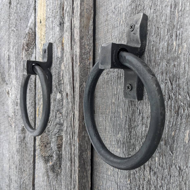 Cast Iron Door Handle Ring - Etsy