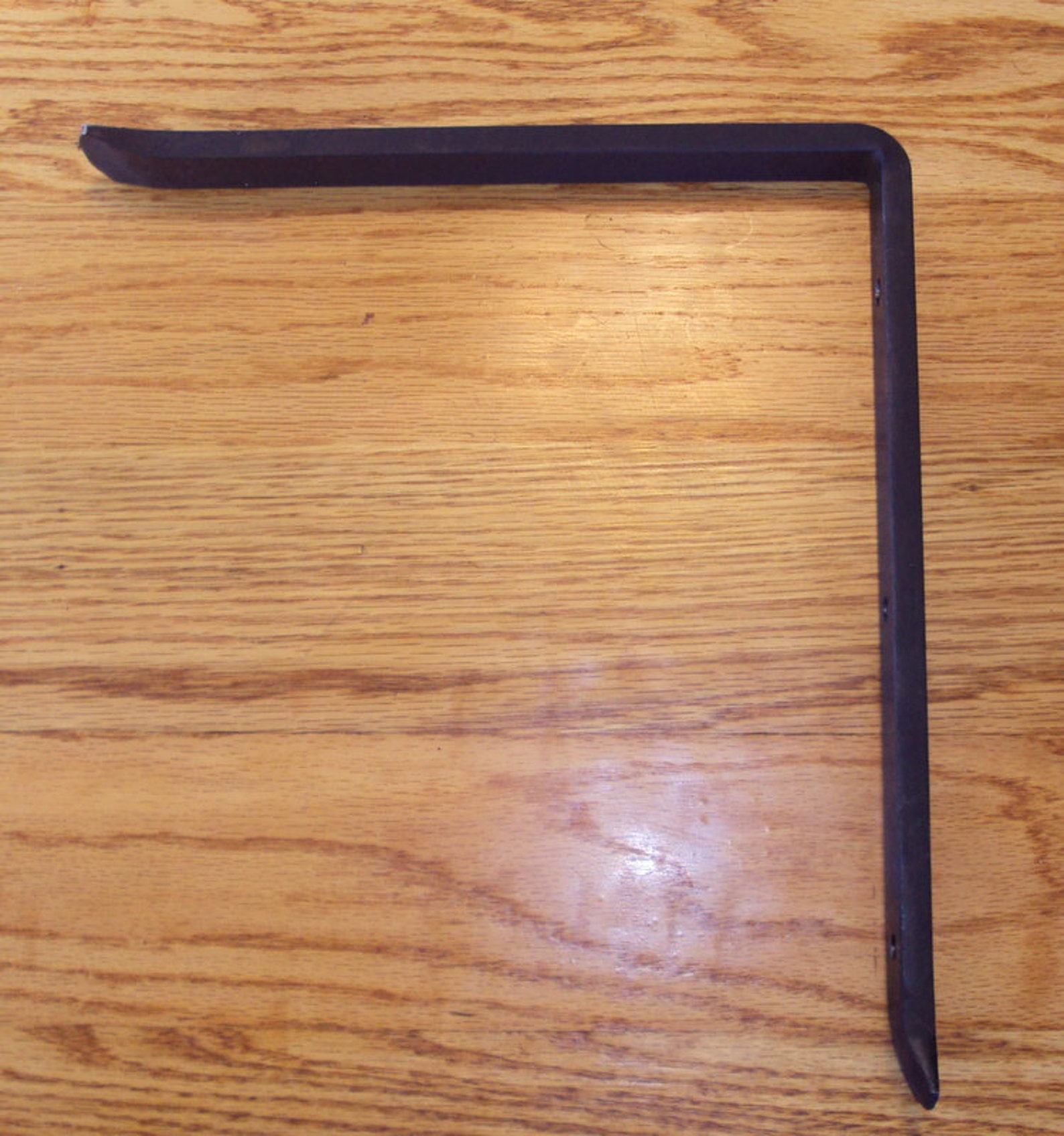 Set of 2 Hand Forged Blacksmith Made Large Shelf Brackets - Etsy