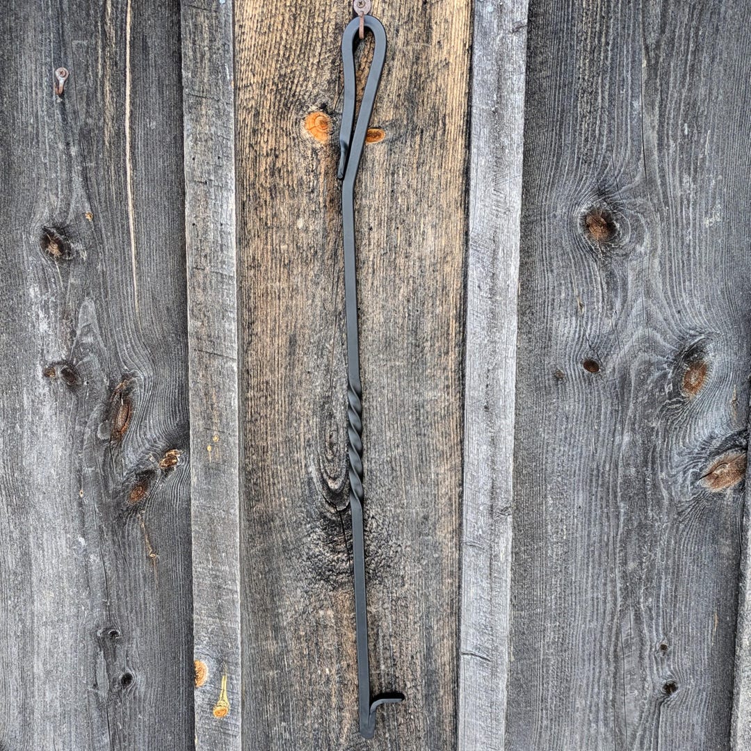 Heavy Duty Hand Forged Fire Poker for Campfires or Wood Stove - Etsy