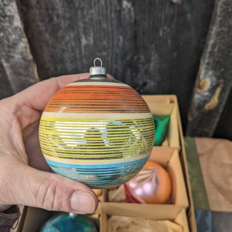 Mercury Glass Christmas Ornaments Etsy