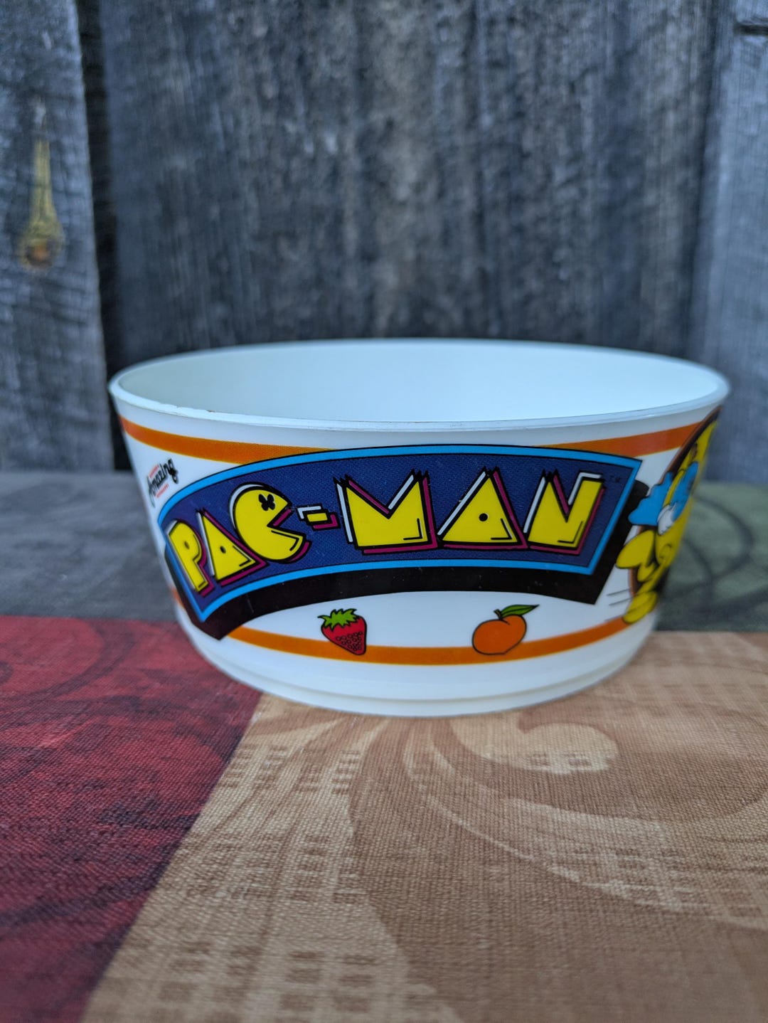 Vintage 1980 Amazing Pac Man Cereal Bowl Deka Plastic - Etsy