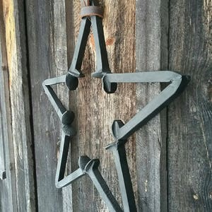Rustic Repurposed Railroad Spike Barn Star Set. Handmade Rustic Decor ...
