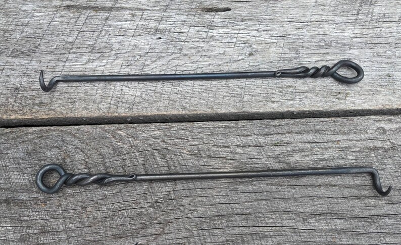 Hand Forged Steak Turner Grill Tool or Small Fire Poker. - Etsy