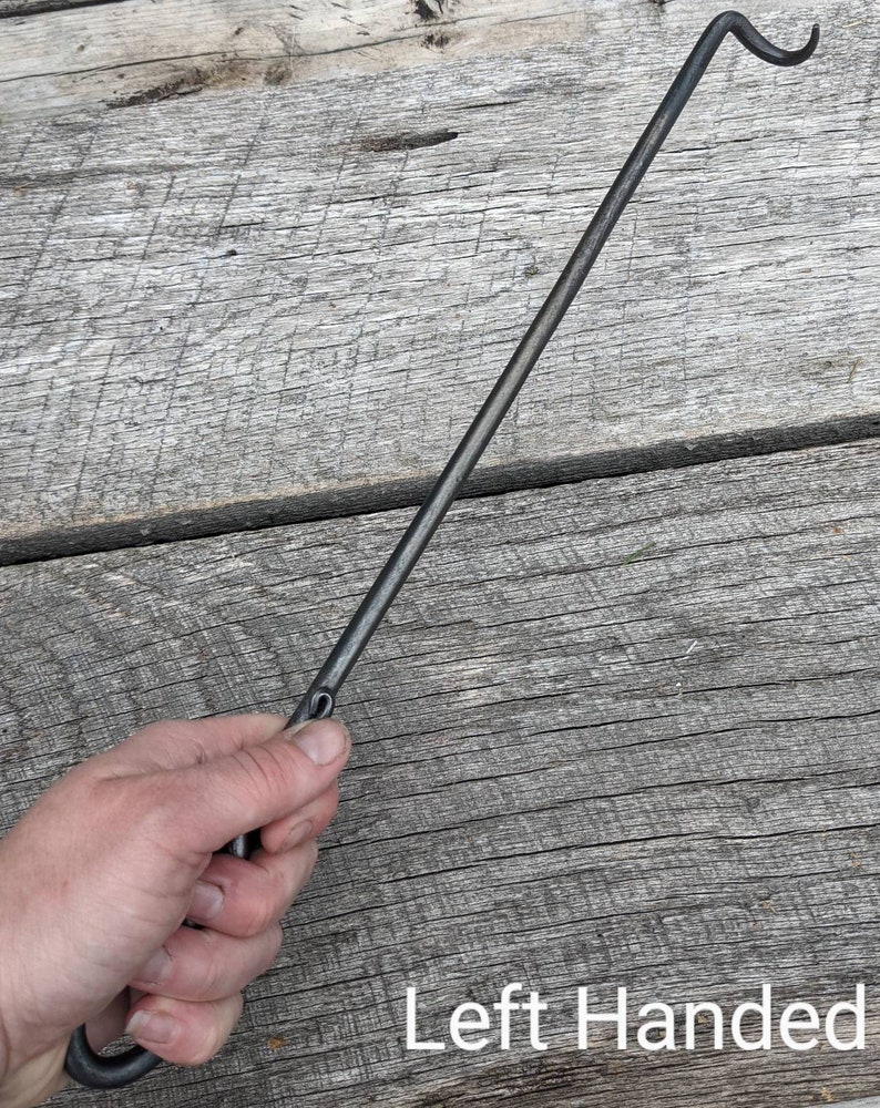 Hand Forged Steak Turner Grill Tool or Small Fire Poker. - Etsy