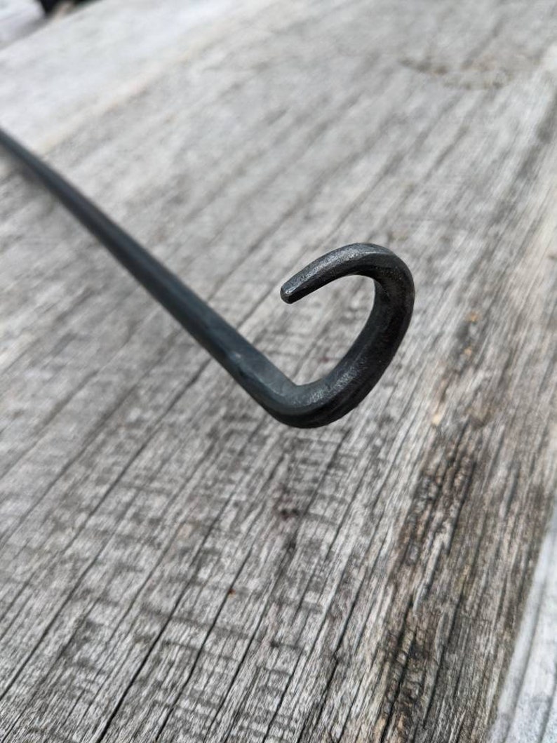 Hand Forged Steak Turner Grill Tool or Small Fire Poker. - Etsy