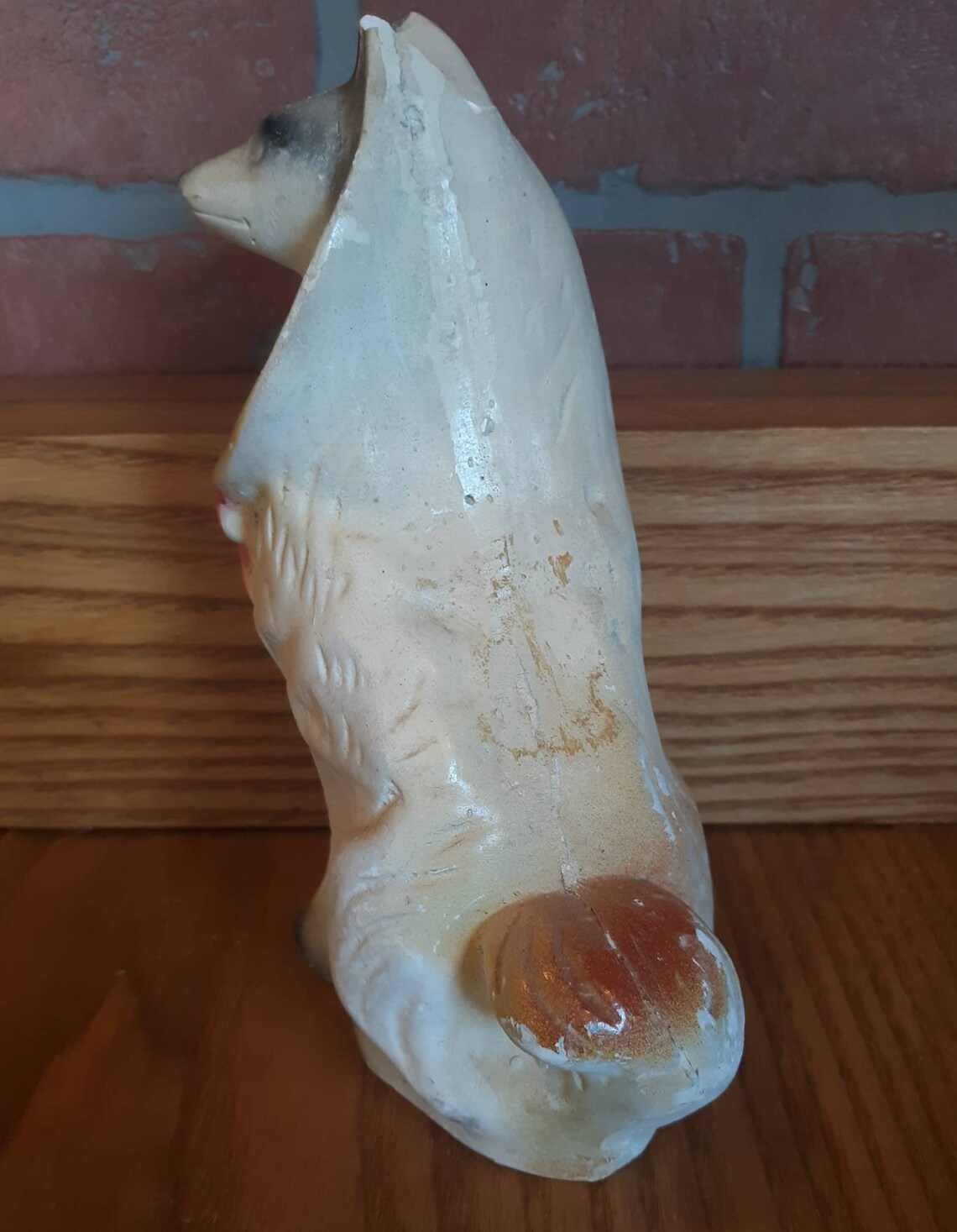 Vintage Carnival Chalkware Collie Dog - Etsy