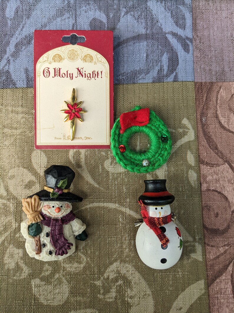 Assorted Vintage Christmas Winter Holiday Pins or Brooches - Etsy