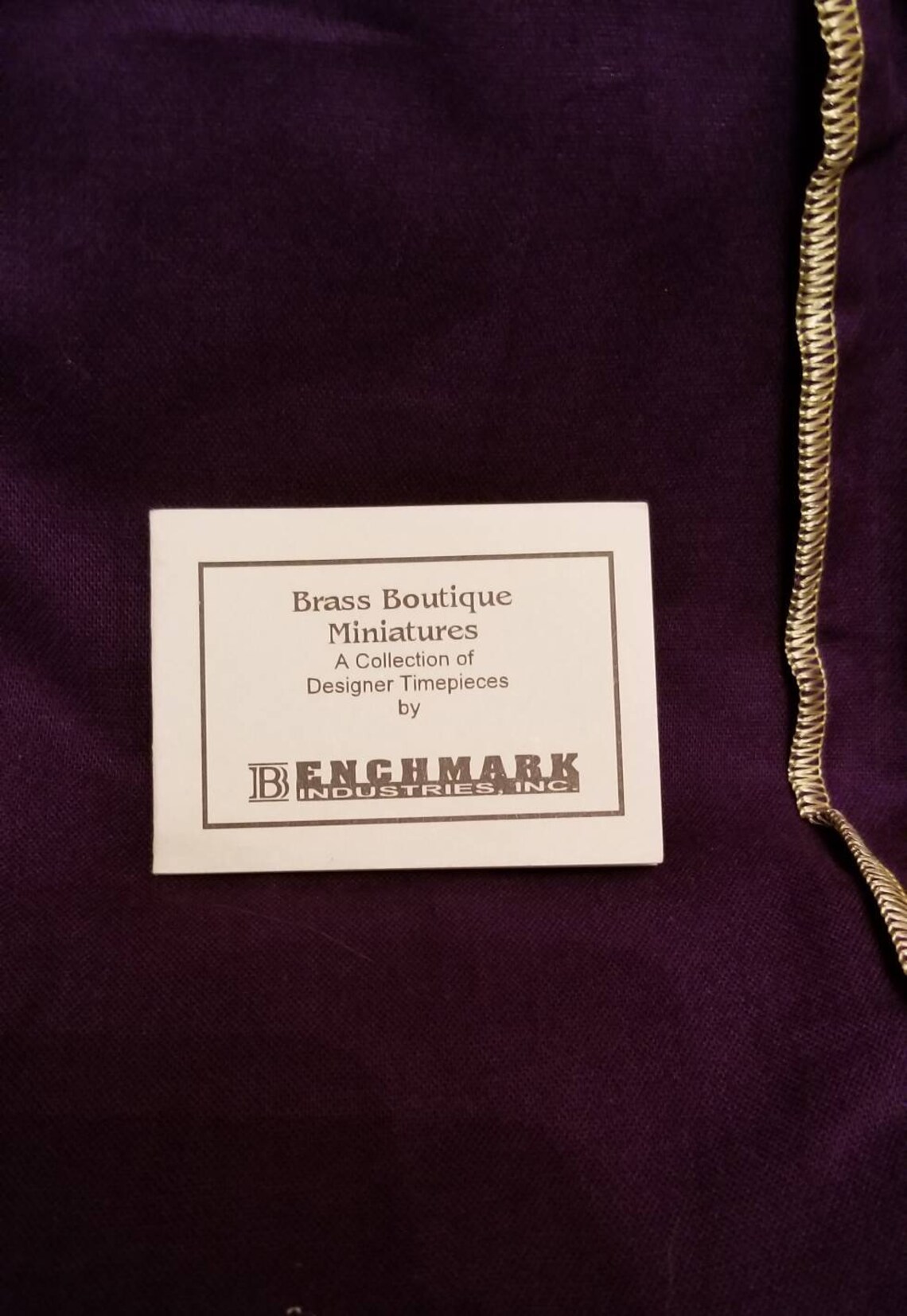 Benchmark Clock Solid Brass Desk Clock Mini Brass Spinning - Etsy