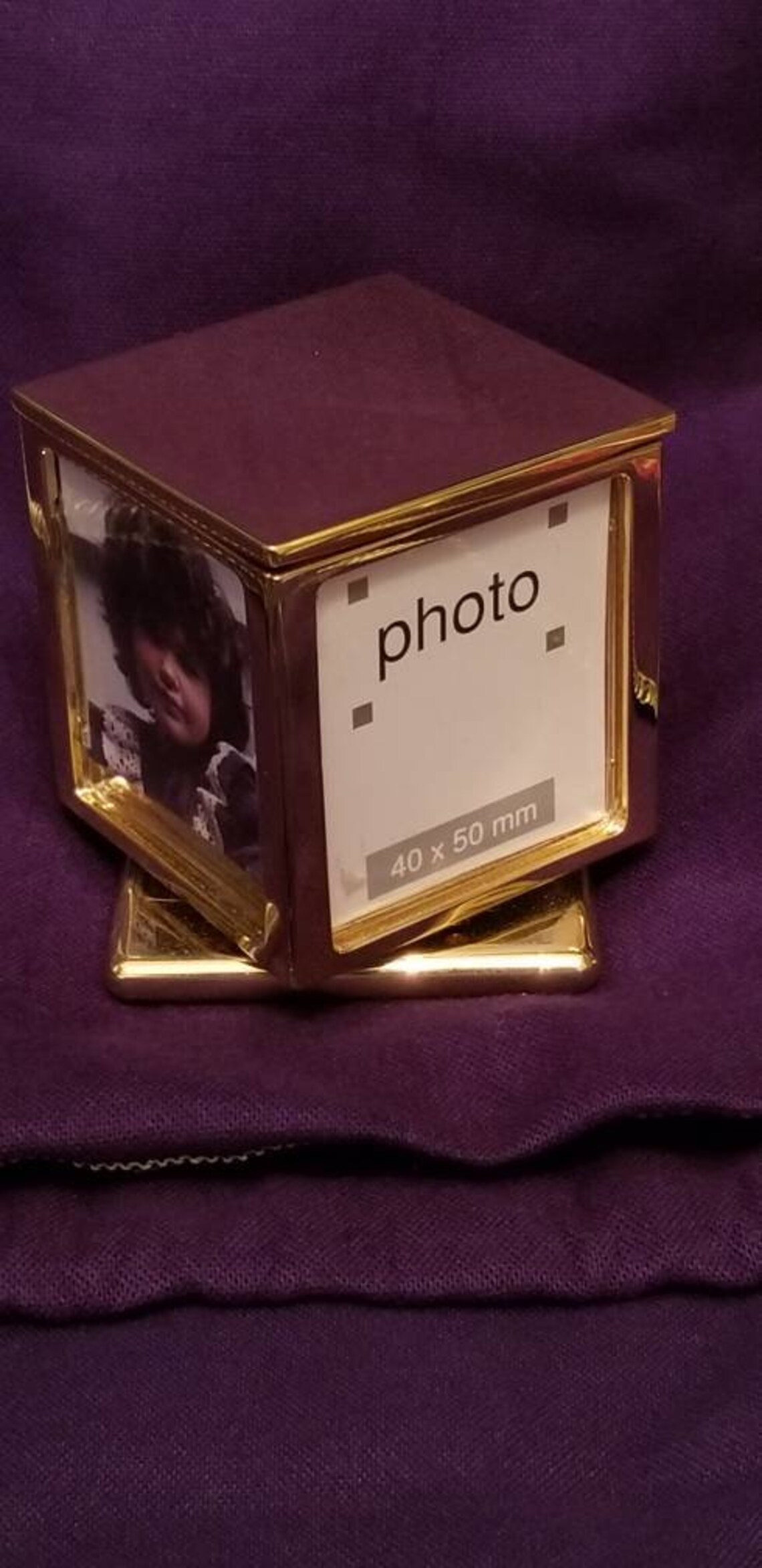 Benchmark Clock Solid Brass Desk Clock Mini Brass Spinning - Etsy