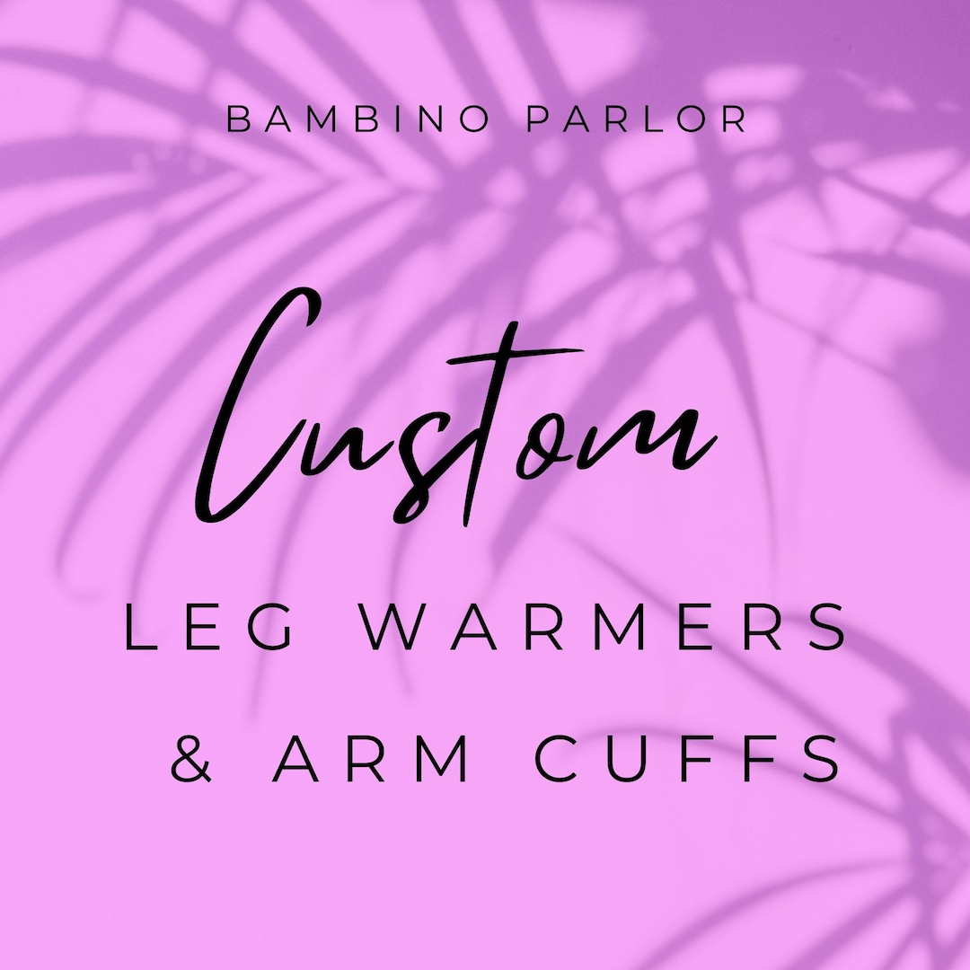 CUSTOM LEG WARMERS - Childrens Faux Fur Leg Warmers With Custom Arm ...