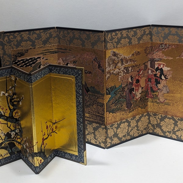 Japanese Folding Wall Screen - Etsy