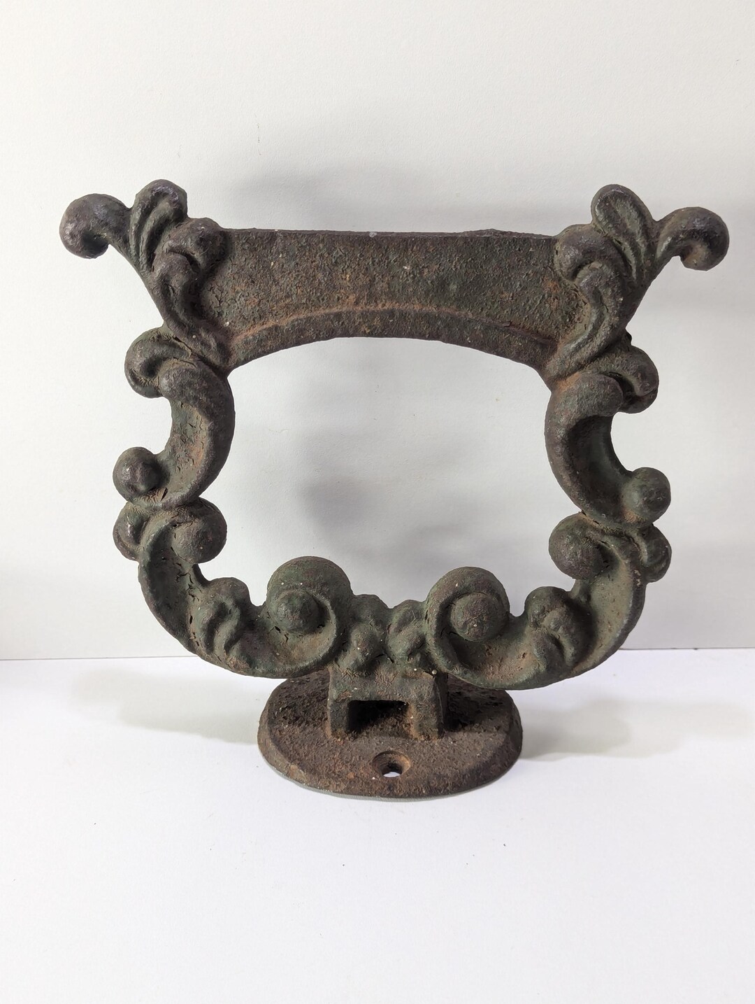 Victorian Style Boot Scraper - Vintage Cast Iron Ornate Design - Etsy