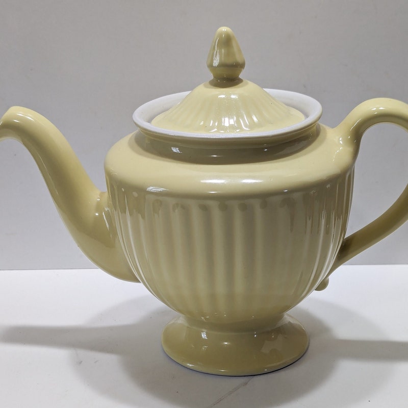 Yellow Teapot - Etsy
