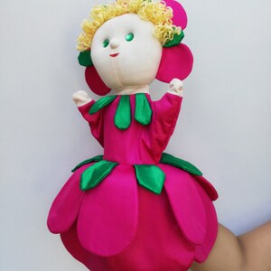 Flora the Flower Fairy Hand Puppet - Etsy