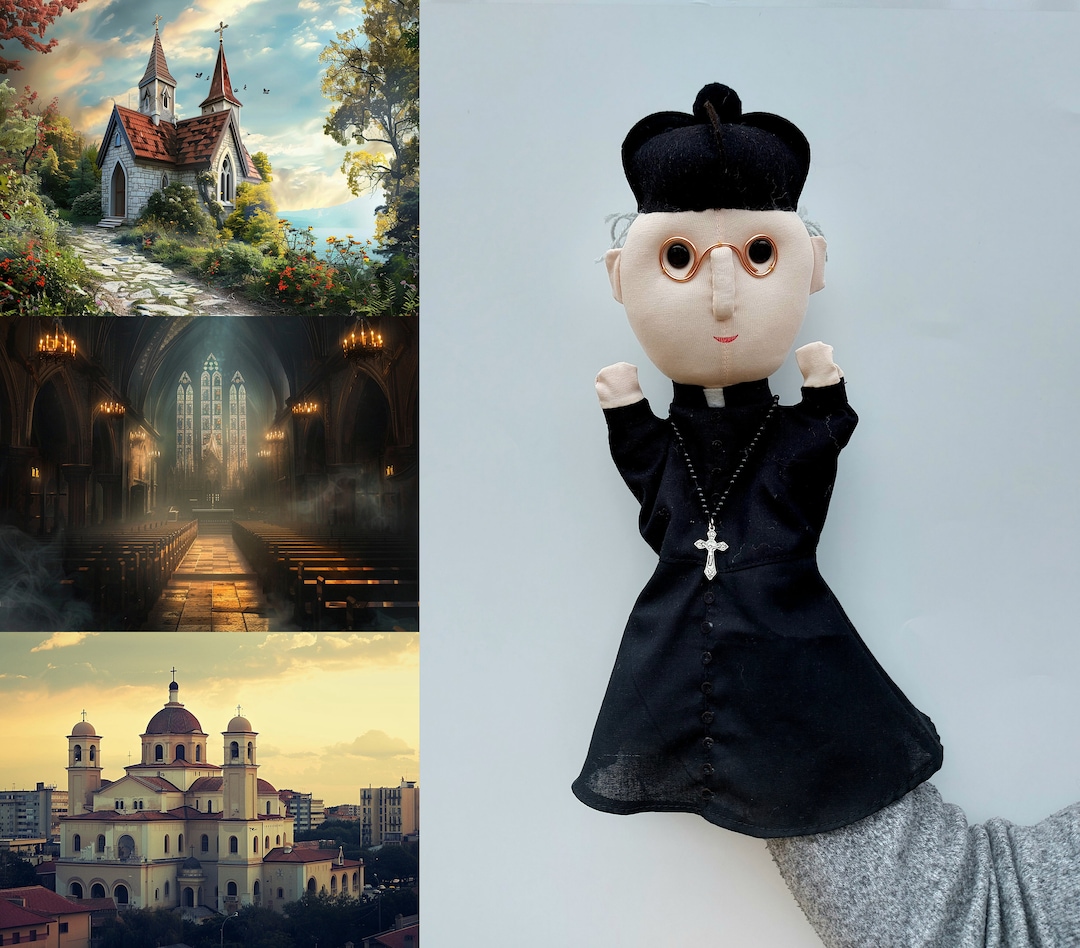 Father Andrew - Hand Puppet - Etsy
