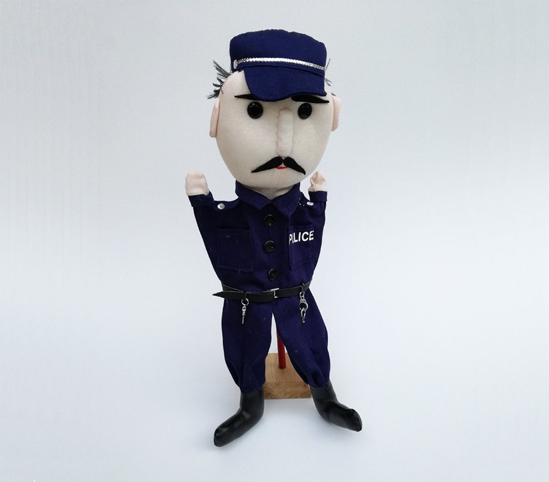 Bob, the Policeman - Hand Puppet - Etsy