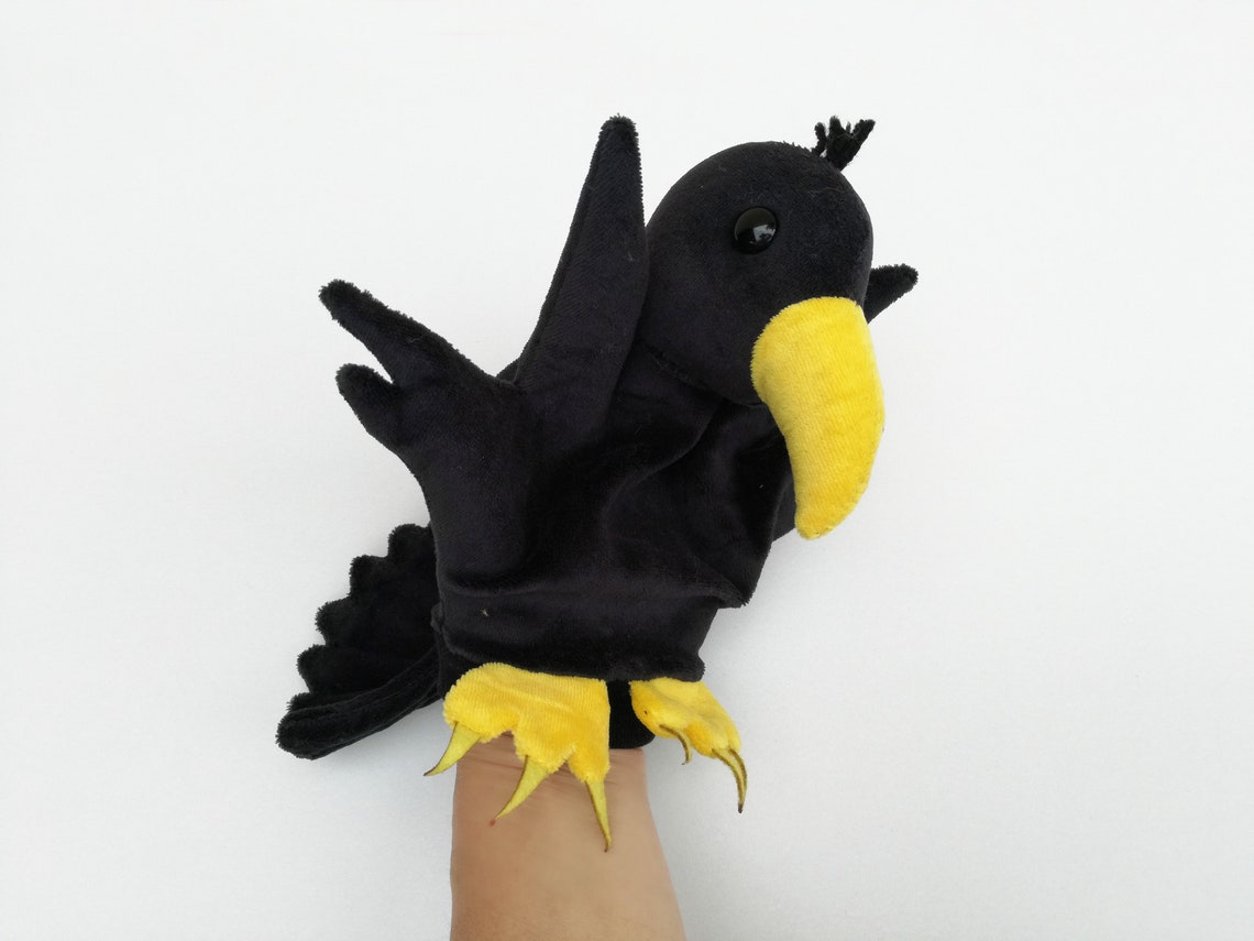 Sigmund the Crow - Hand Puppet - Etsy Australia