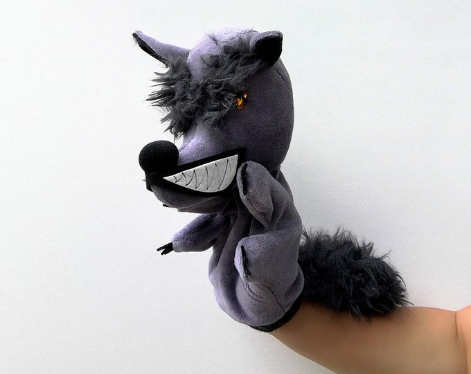 Wolf Hand Puppet - Etsy