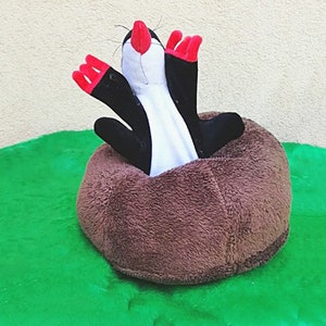 Molly, the Mole - Hand Puppet - Etsy