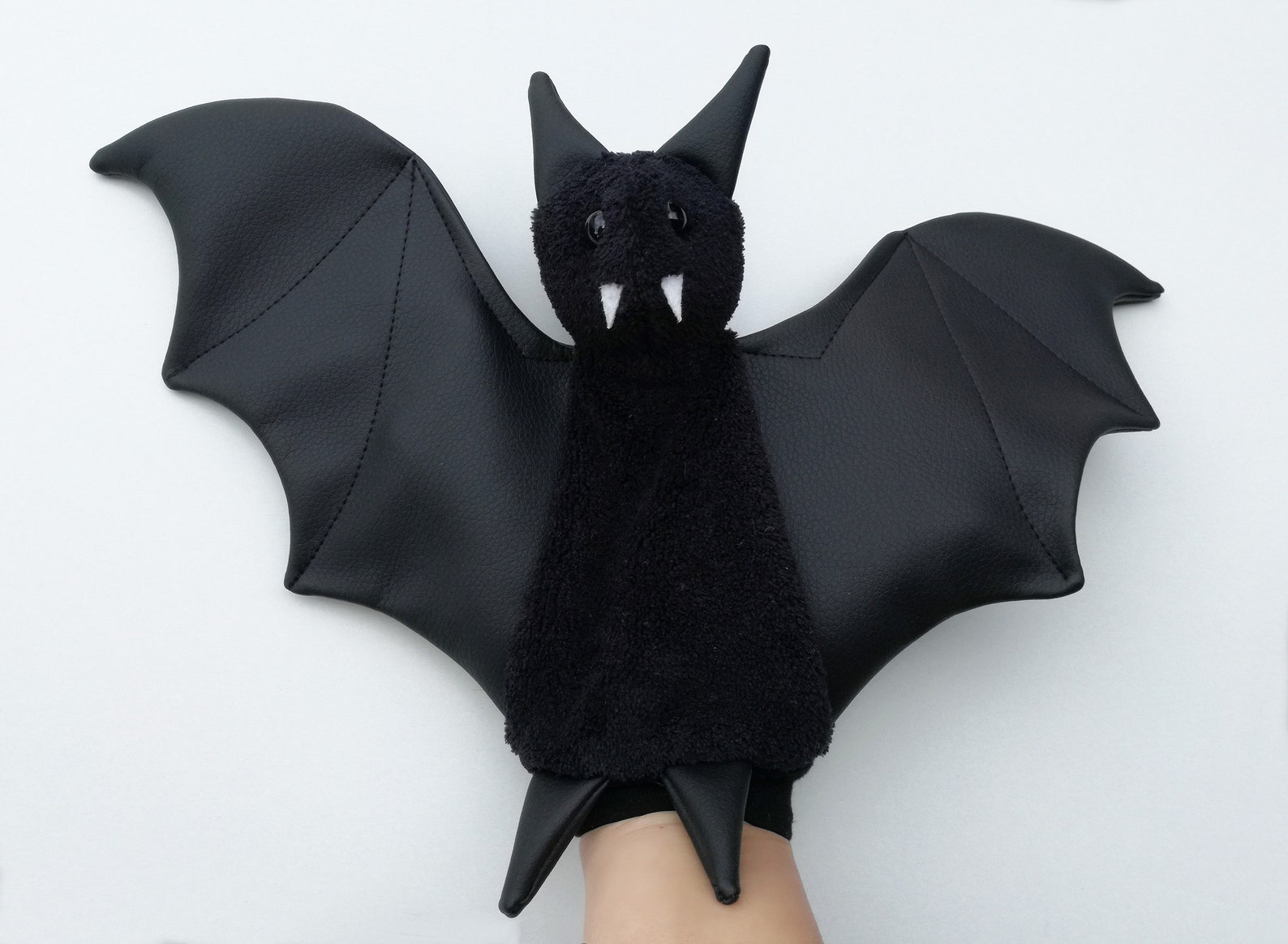 Rino the Bat Hand Puppet - Etsy