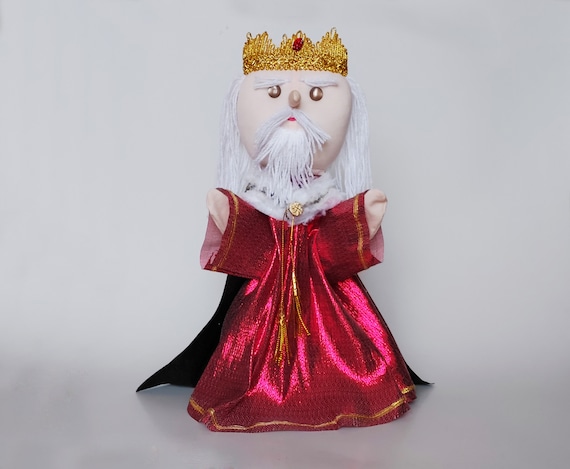 Calvin the Old King Hand Puppet | Etsy