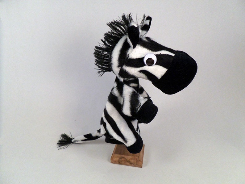 Hepapa, the Zebra - Hand Puppet - Etsy