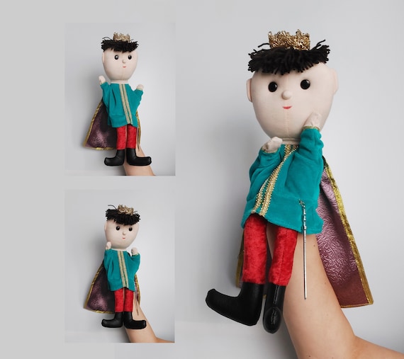 Otto the Prince Hand Puppet - Etsy
