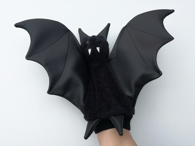 Rino the Bat Hand Puppet - Etsy