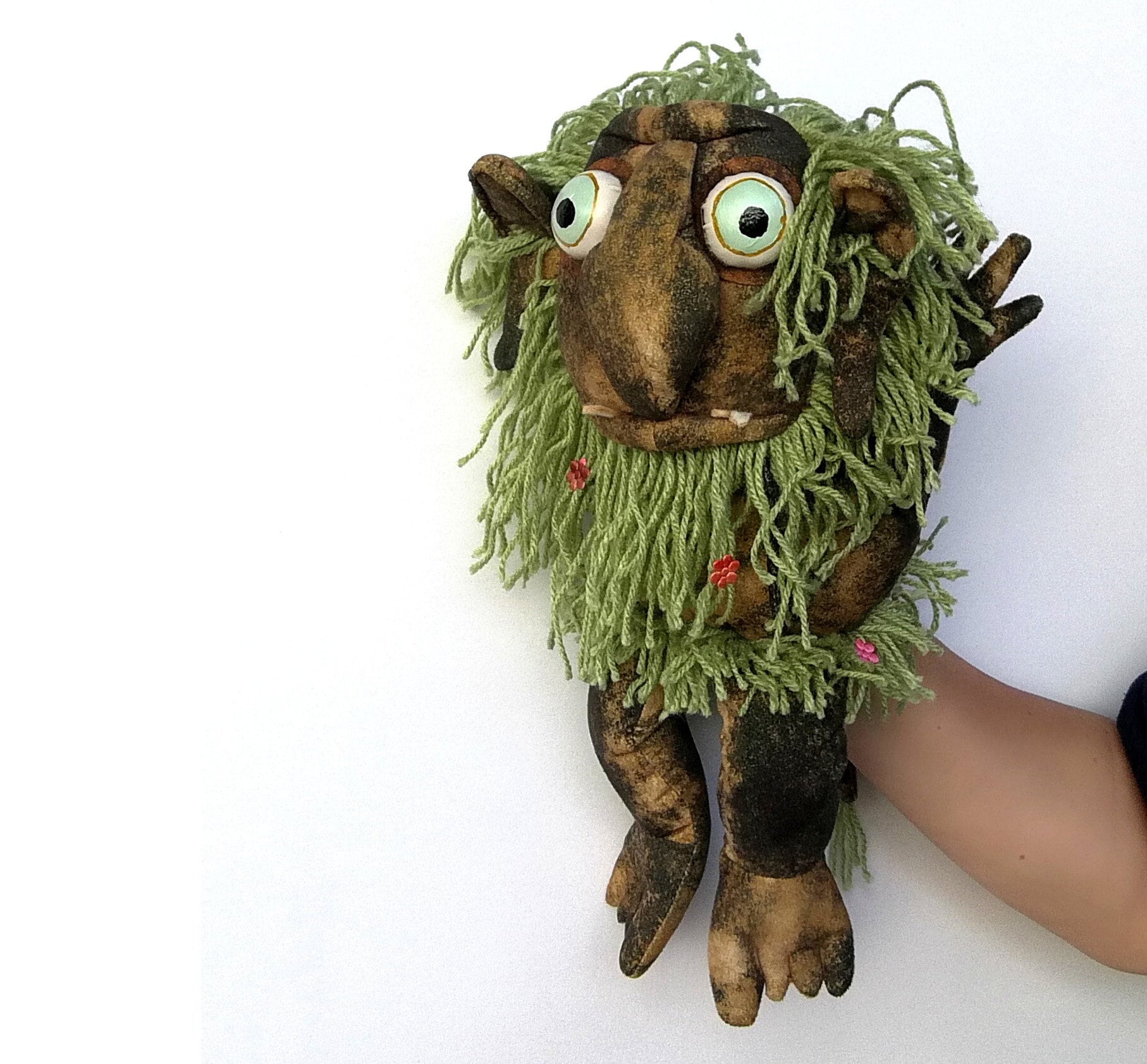 Malak, the Troll - Hand Puppet - Etsy