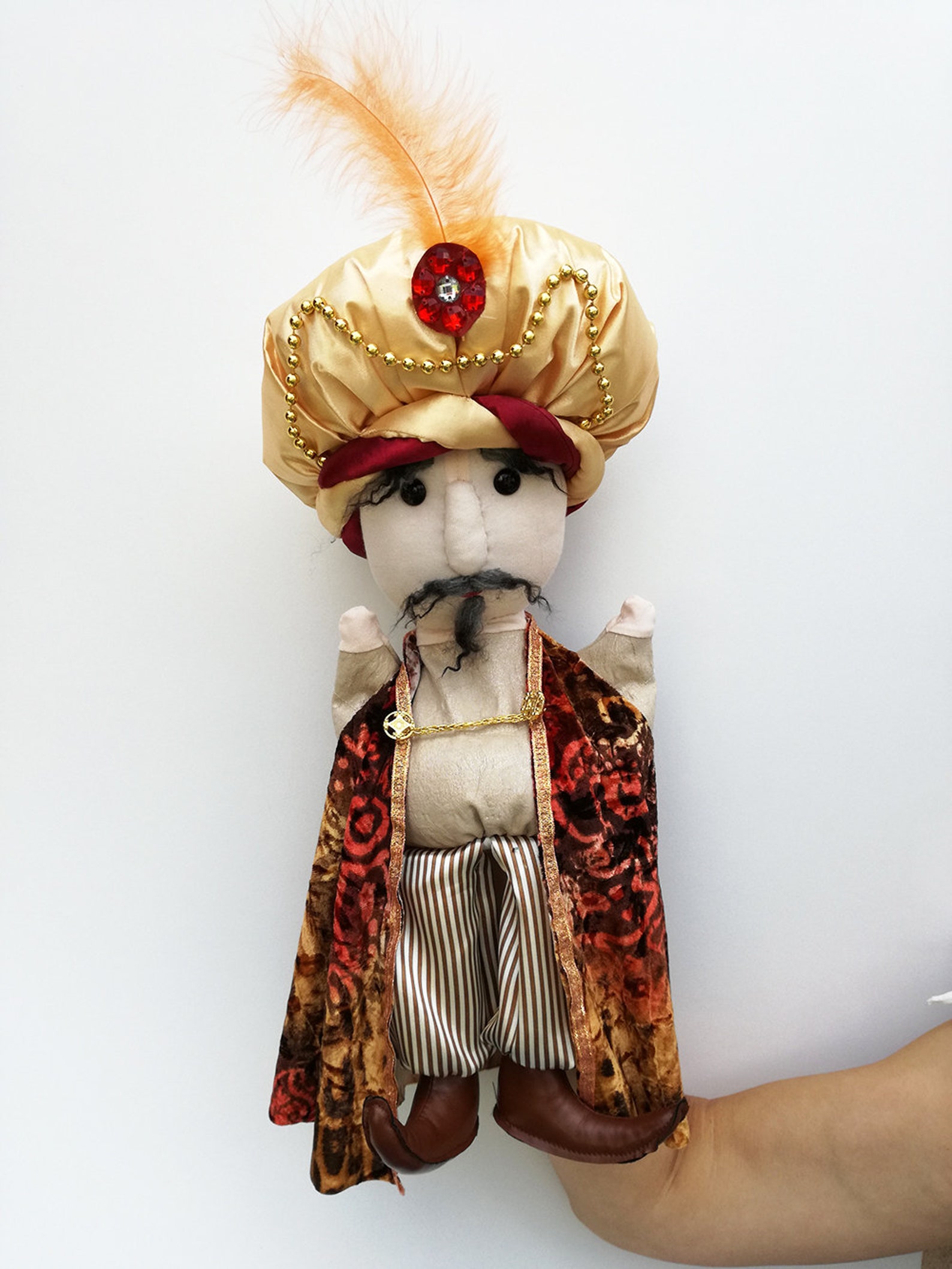 Ottoman Pasha Hand Puppet - Etsy
