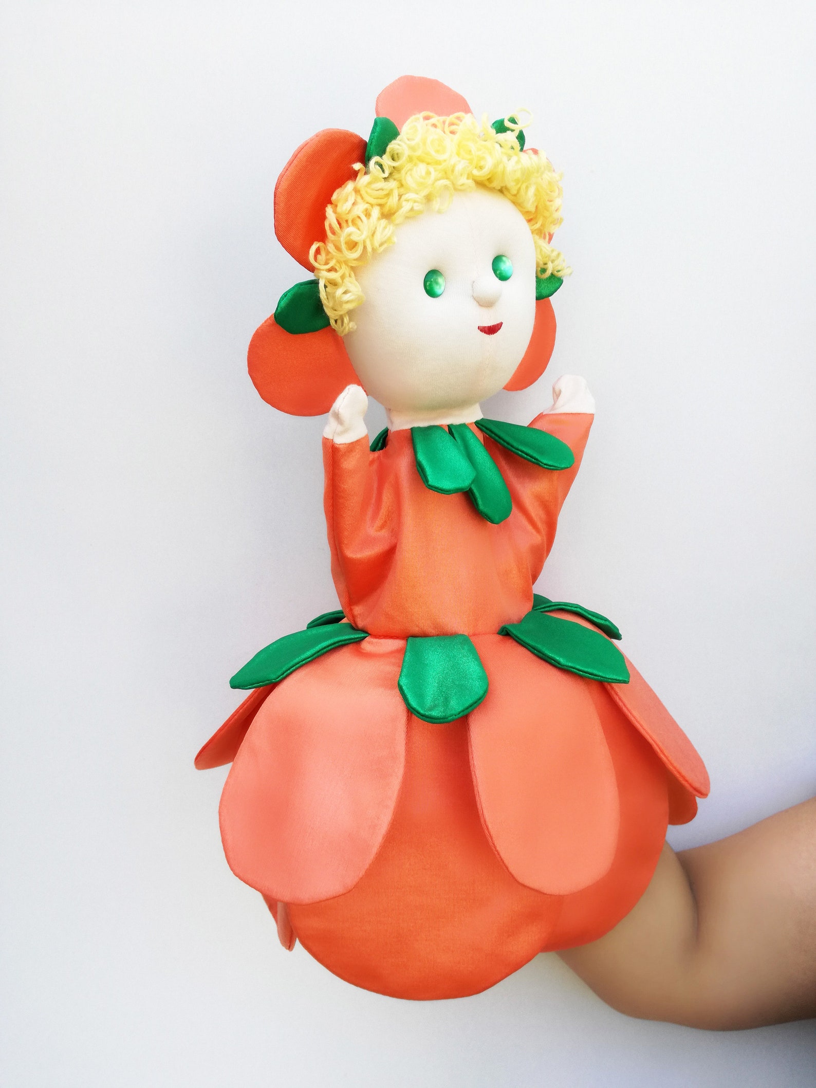 Flora, the Flower Fairy - Hand Puppet - Etsy