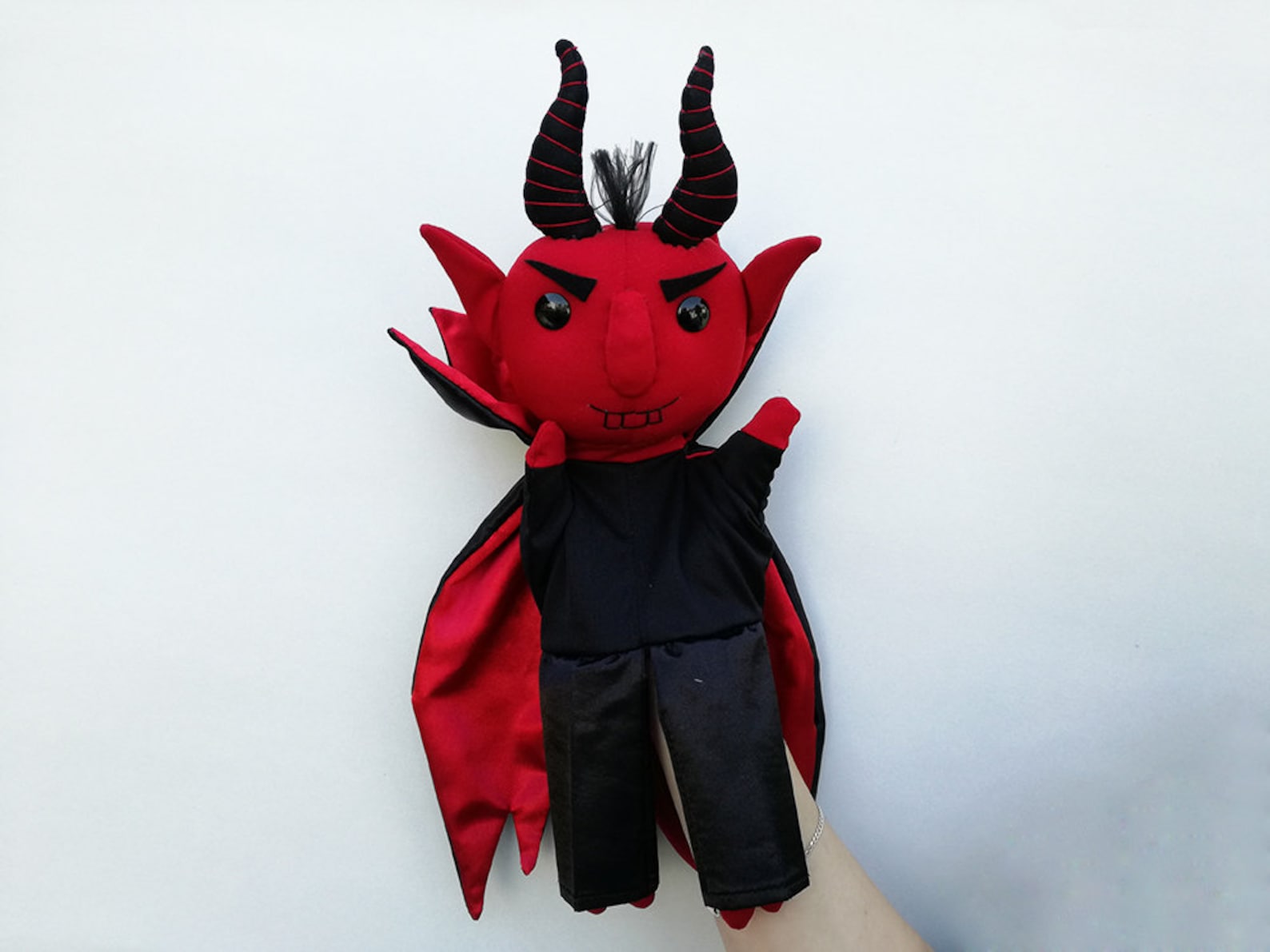 Lucifer, the Devil - Hand Puppet - Etsy UK
