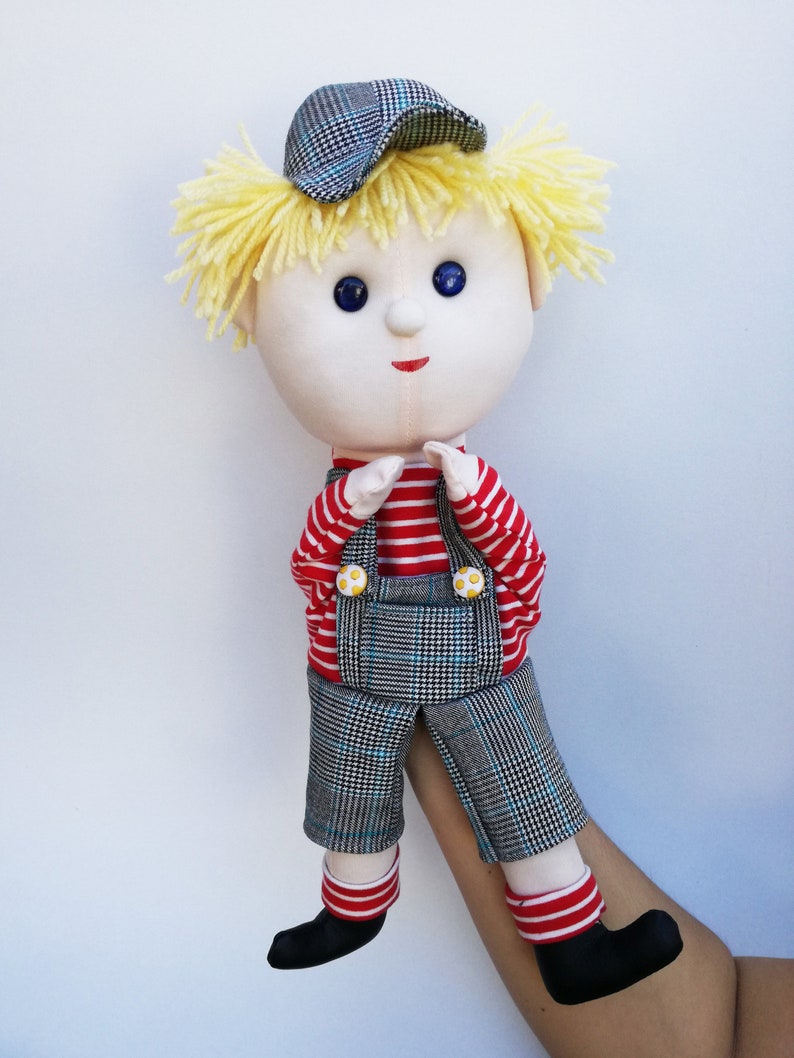 Benjamin, the Little Boy - Hand Puppet - Etsy