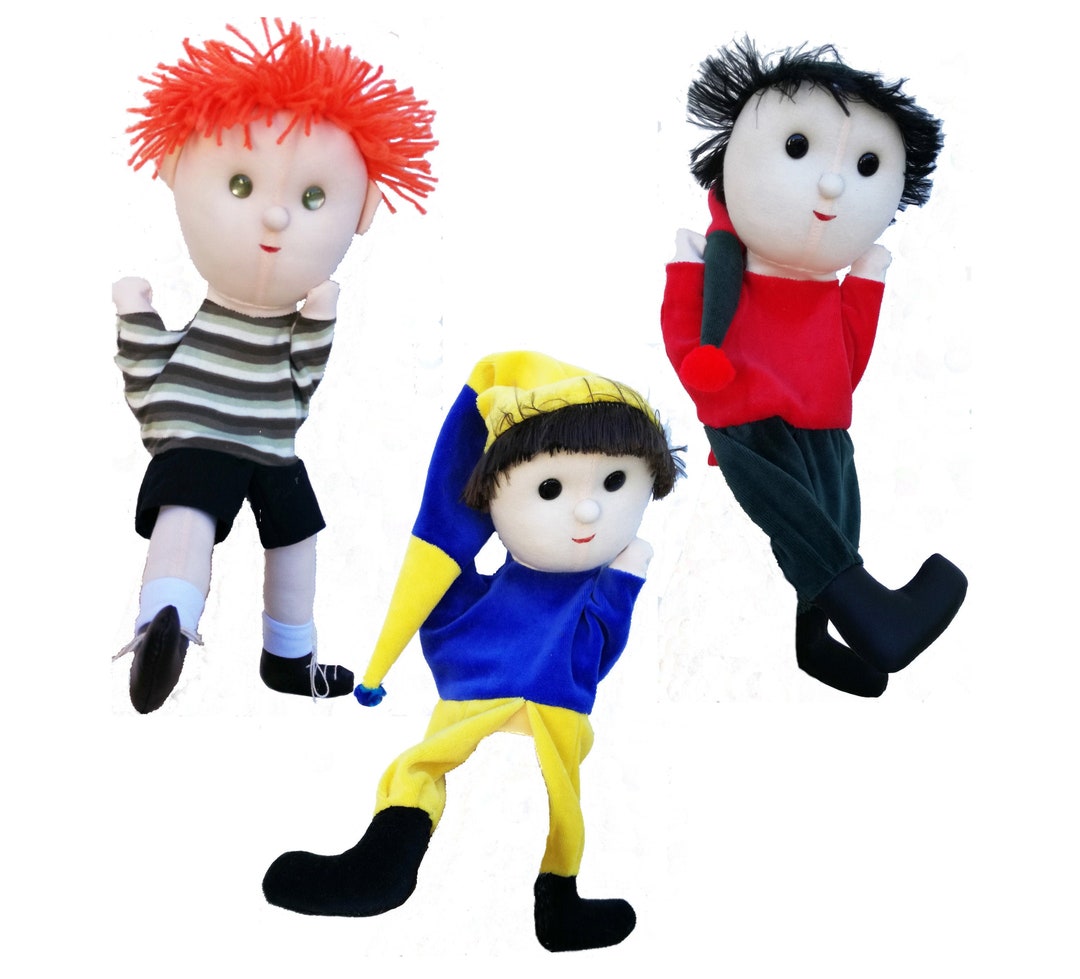Boy Handpuppets - Etsy